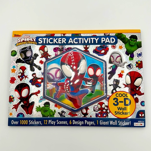 bendon | Toys | New Marvel Sticker Activity Pad Spidey And His Amazing ...